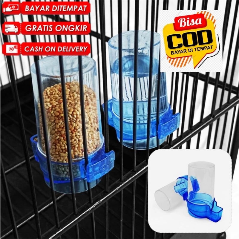 Jual TABUNG botol minum makan burung tabung dispenser tempat wadah lovebird murai kenari ...