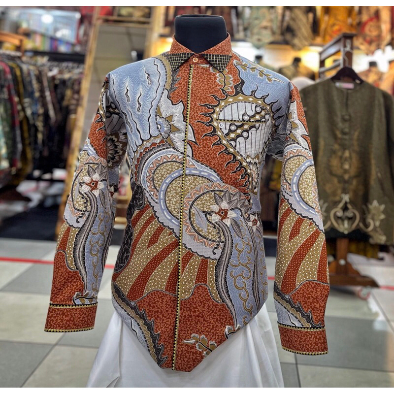 Jual New!! kemeja batik doby smock bordir / kemeja batik pria smock ...