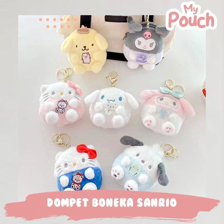 Jual Dompet mini sanrio cute/ Gantungan dompet koin boneka cartoon ...