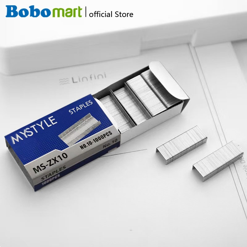 Jual BOBOMART Staples Isi Stapler Refill Stapler No. 10 My Style MS ...