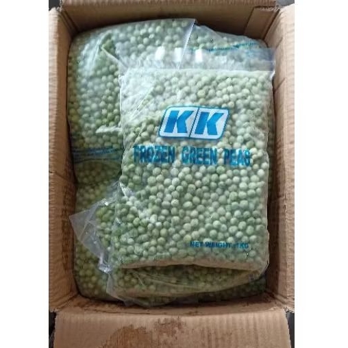 Jual Greenpeas/ kacang polong frozen import kemasan 1kg/sayur kacang ...
