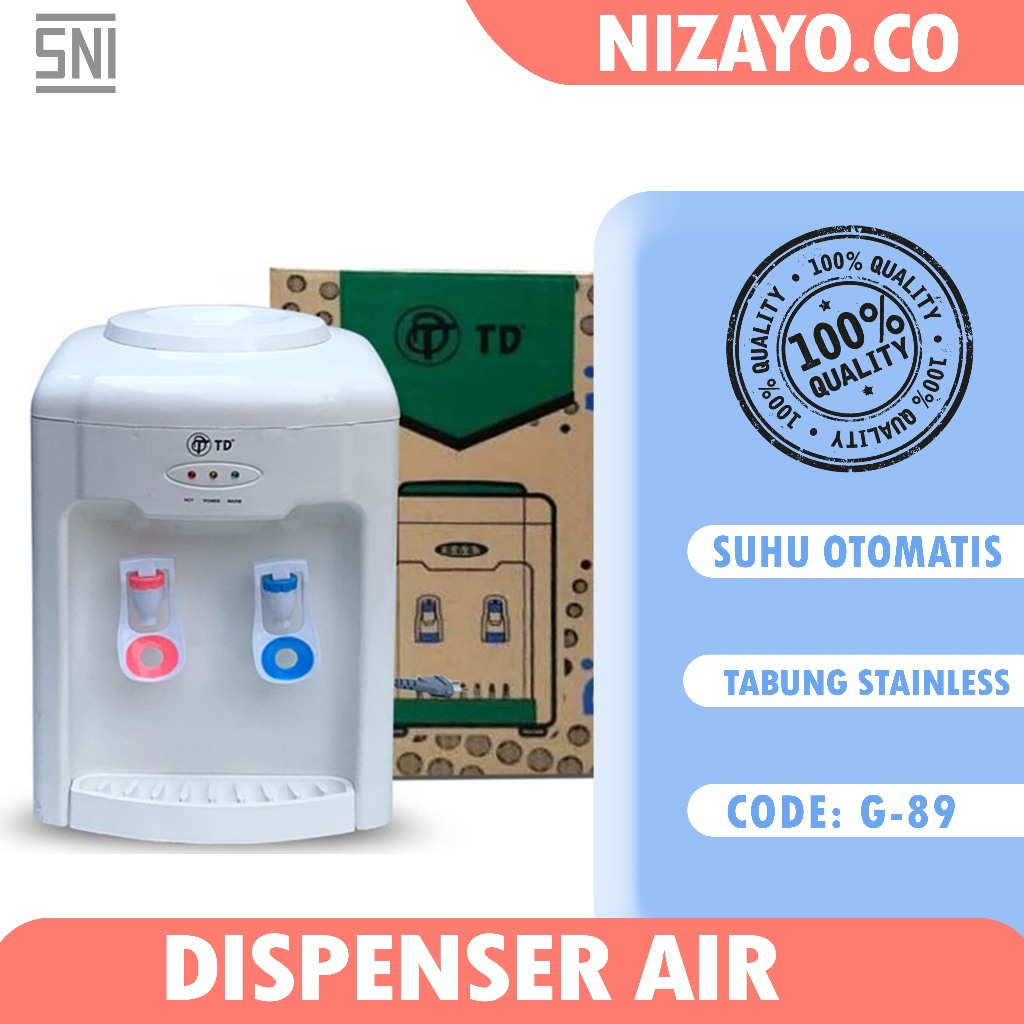 Jual TD Dispenser Air Suhu Panas dan Normal / Dispenser Galon Listrik ...