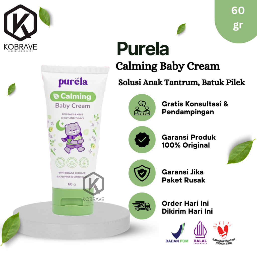 Jual PURELA Calming Baby Cream Cegah Tantrum Menghangatkan Meredakan ...