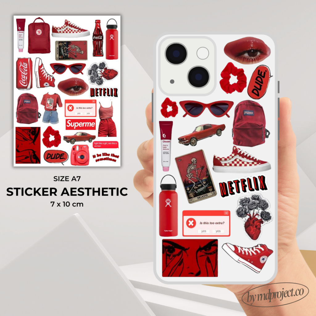 Jual Stiker Estetik Vintage Case Handphone Journal Scrapbook Tumblr ...