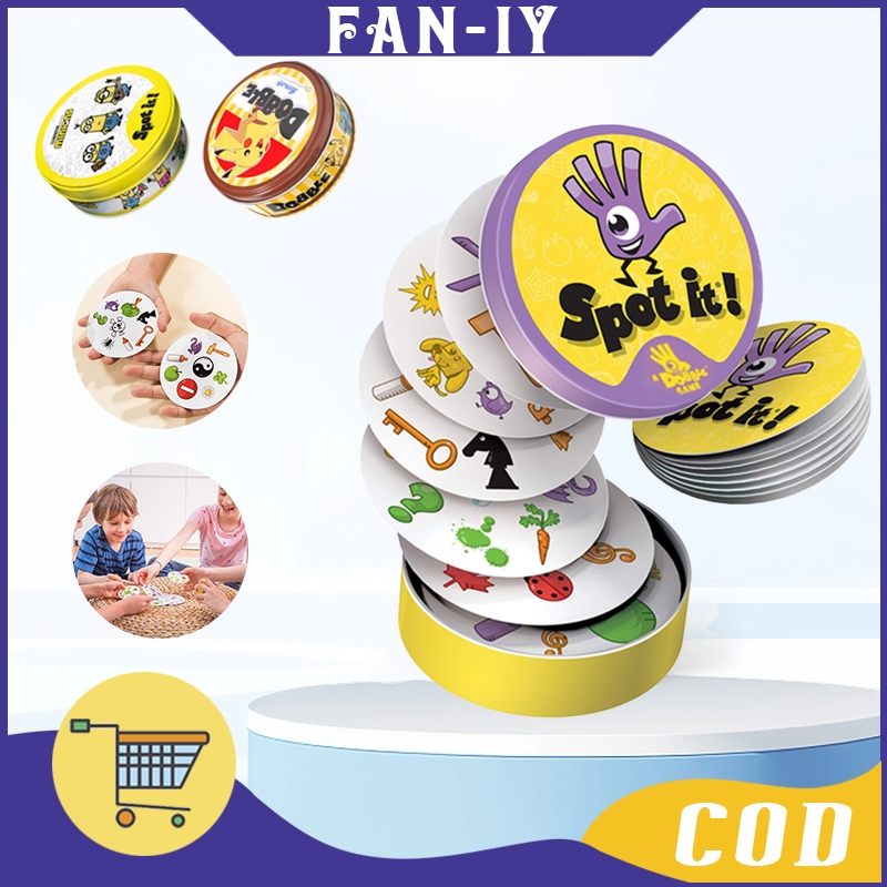 Jual Spot It Dobble Card Game / Mainan Spot It / Kartu Spot It | Shopee ...