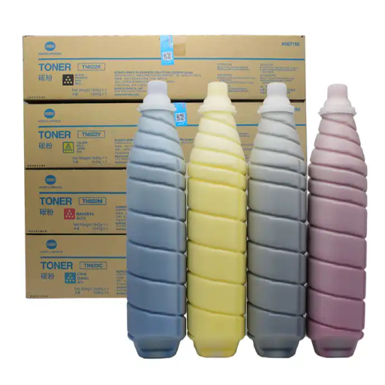 Jual Toner tn622 original segel biru CMYK konica minolta bizhub c6000 ...