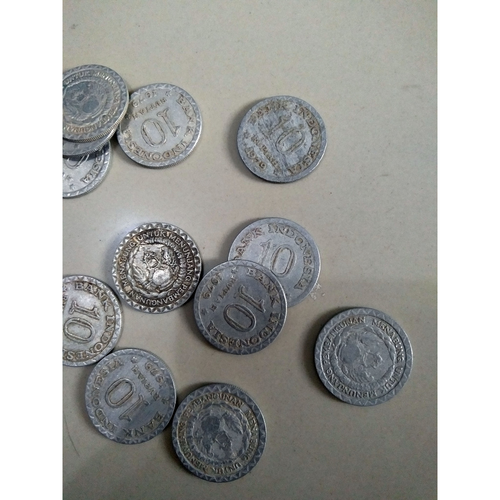 Jual coin jadul 10 rupiah tabanas , apa adanya seperti gambar | Shopee ...
