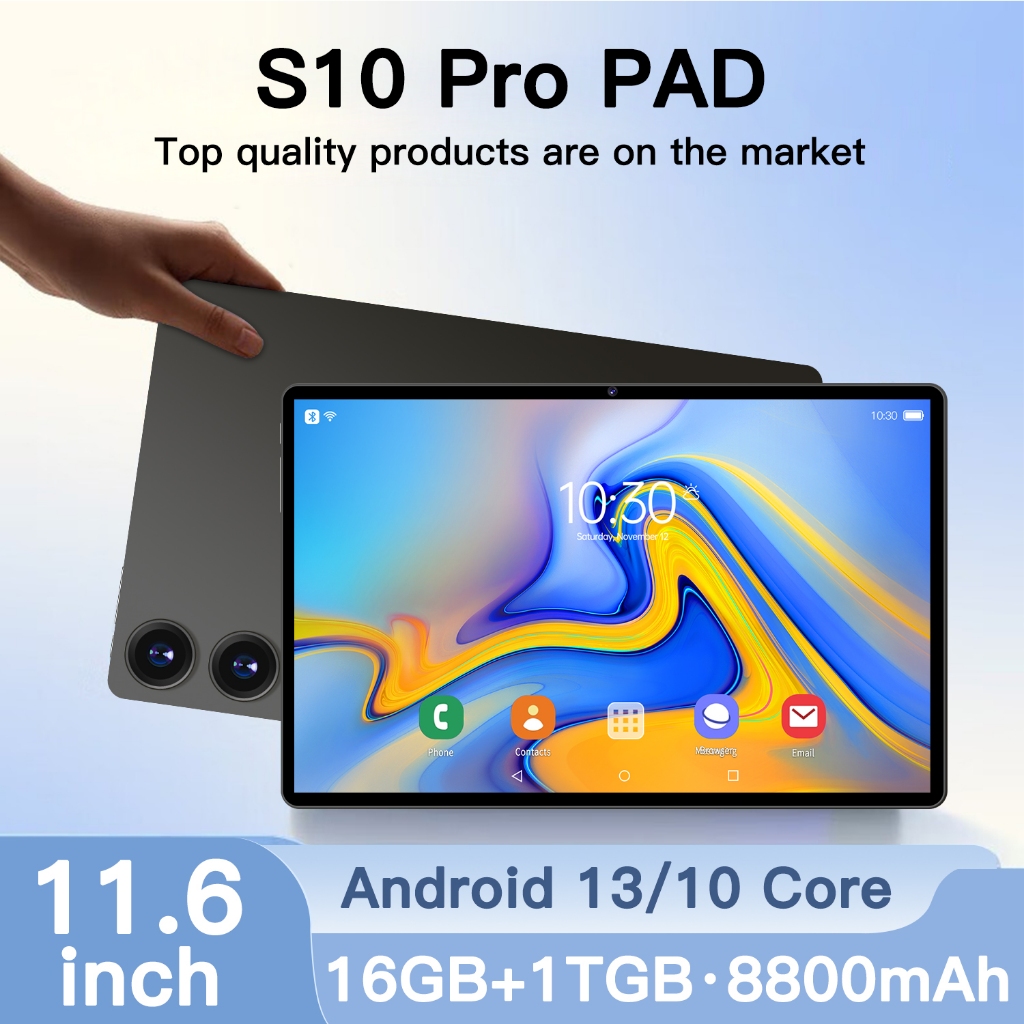 Jual Tablet S10 Pro 11.6inch RAM 16GB+1024GB ROM 5G Tablet Keyboard ...
