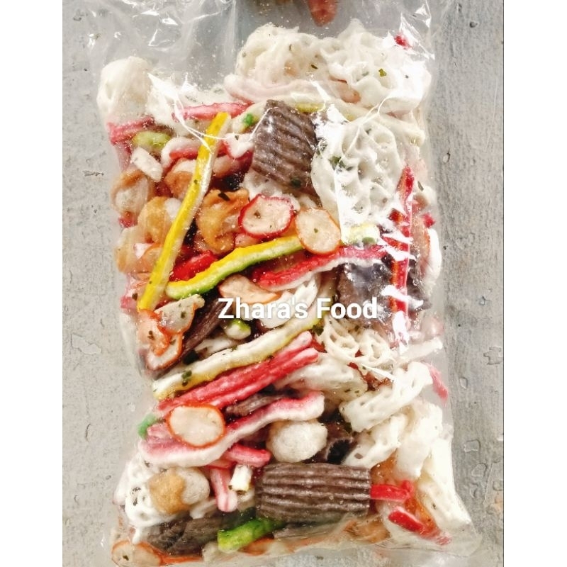 Jual Seblak kering campur mix original extra daun jeruk 500 gram ...