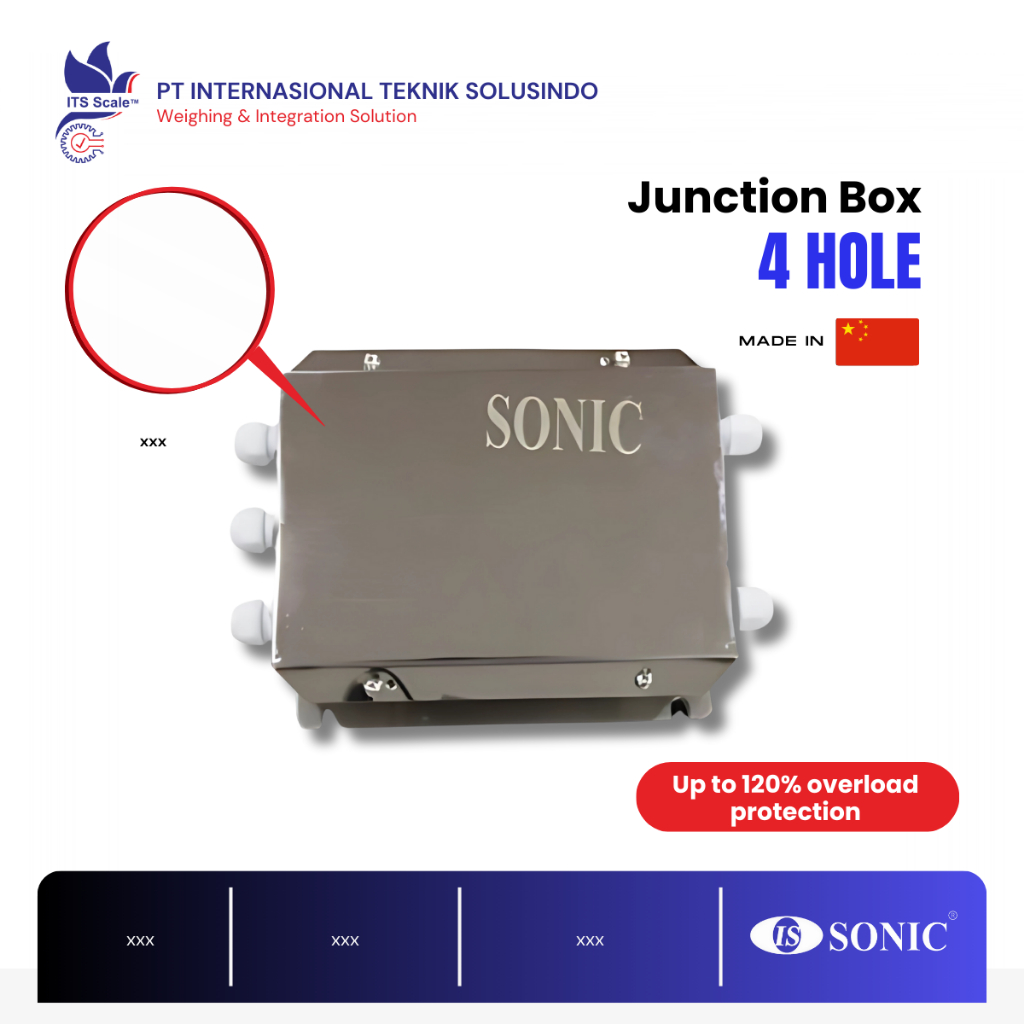 Jual Junction Box 4 Hole/Junction Box Timbangan 4 Hole/Junction Box ...
