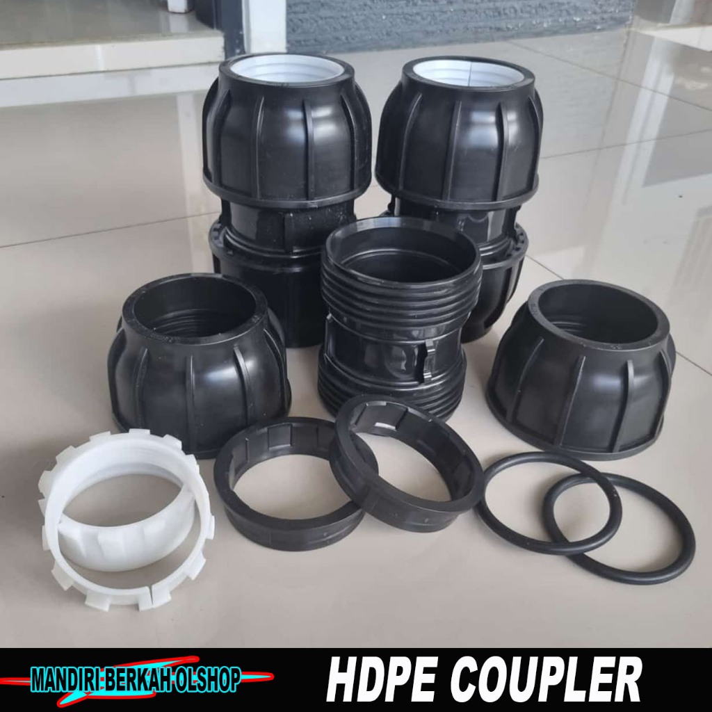 Jual Fitting HDPE Straight Coupler Ukuran 90 MM × 90MM ( 3" Inch ...