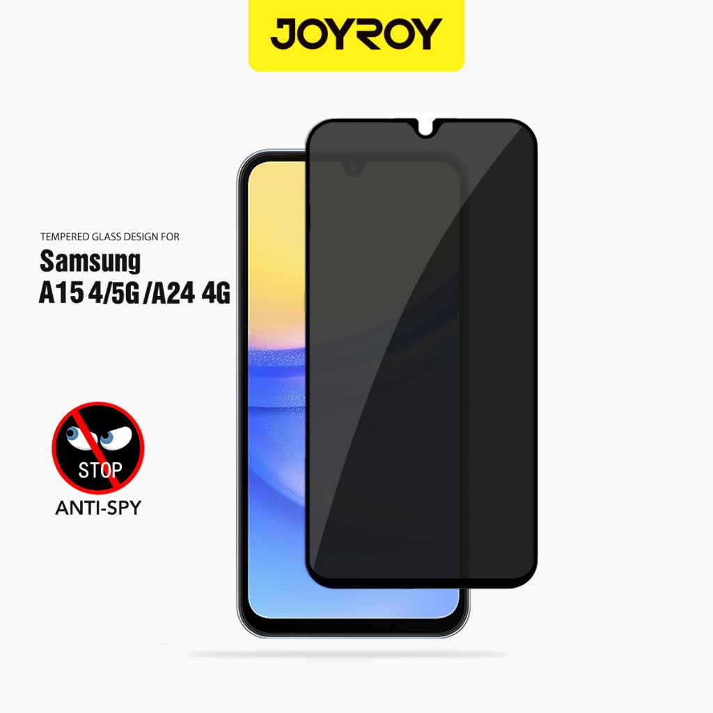 Jual Anti Spy Tempered Glass Untuk Samsung A15 4G 5G A24 4G Privacy Screen Glass Pelindung Layar ...