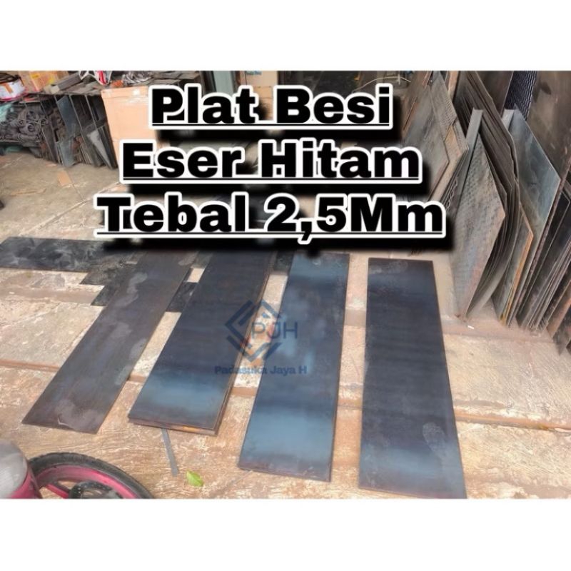Jual Plat besi eser hitam polos, tebal 2,5mm. ukuran mulai 15x10cm | Shopee Indonesia