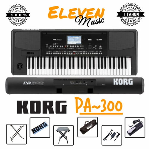 Jual Korg PA-300 61-Key Pro Arranger Keyboard Paketan Korg PA300 | Shopee Indonesia