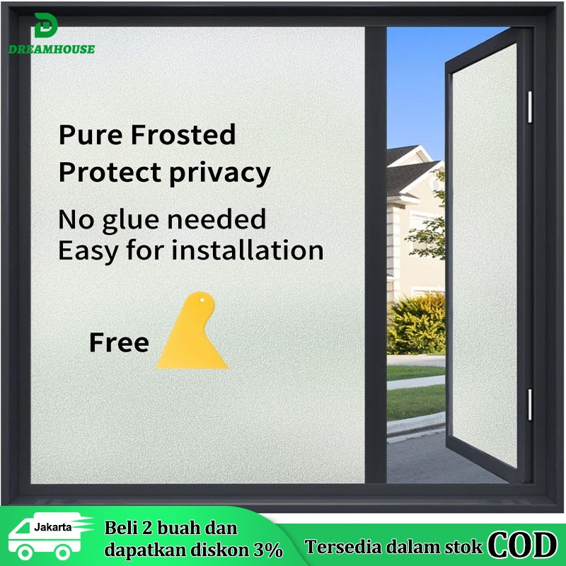 Jual Stiker Kaca Sundblast 120cm X 200cm Sticker Kaca Sunblast Polos ...