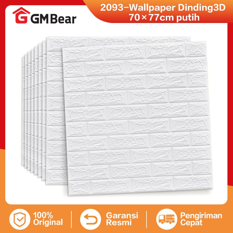 Jual GM Bear Wallpaper Dinding Kamar 3D 2093 - Stiker Dinding Kamar ...