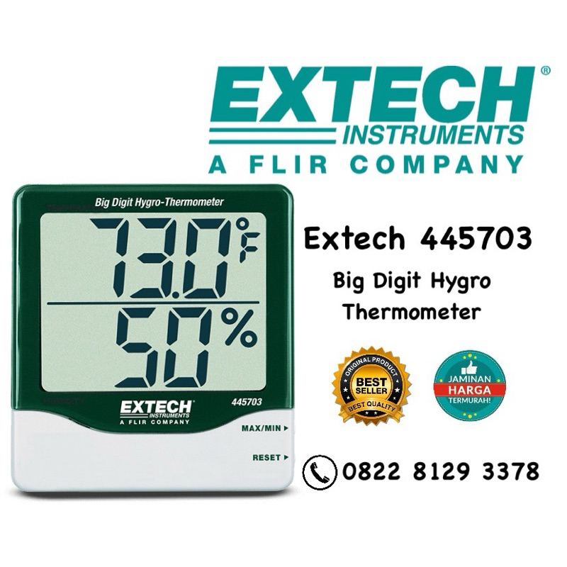Jual Extech 445703 Big Digit Hygro-Thermometer | Shopee Indonesia