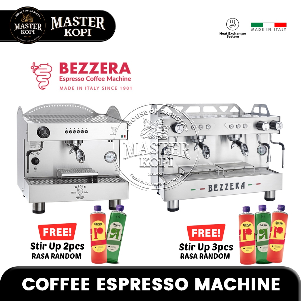Jual Mesin Kopi Espresso Machine Bezzera Moda 1GR / 2GR Group | Shopee ...