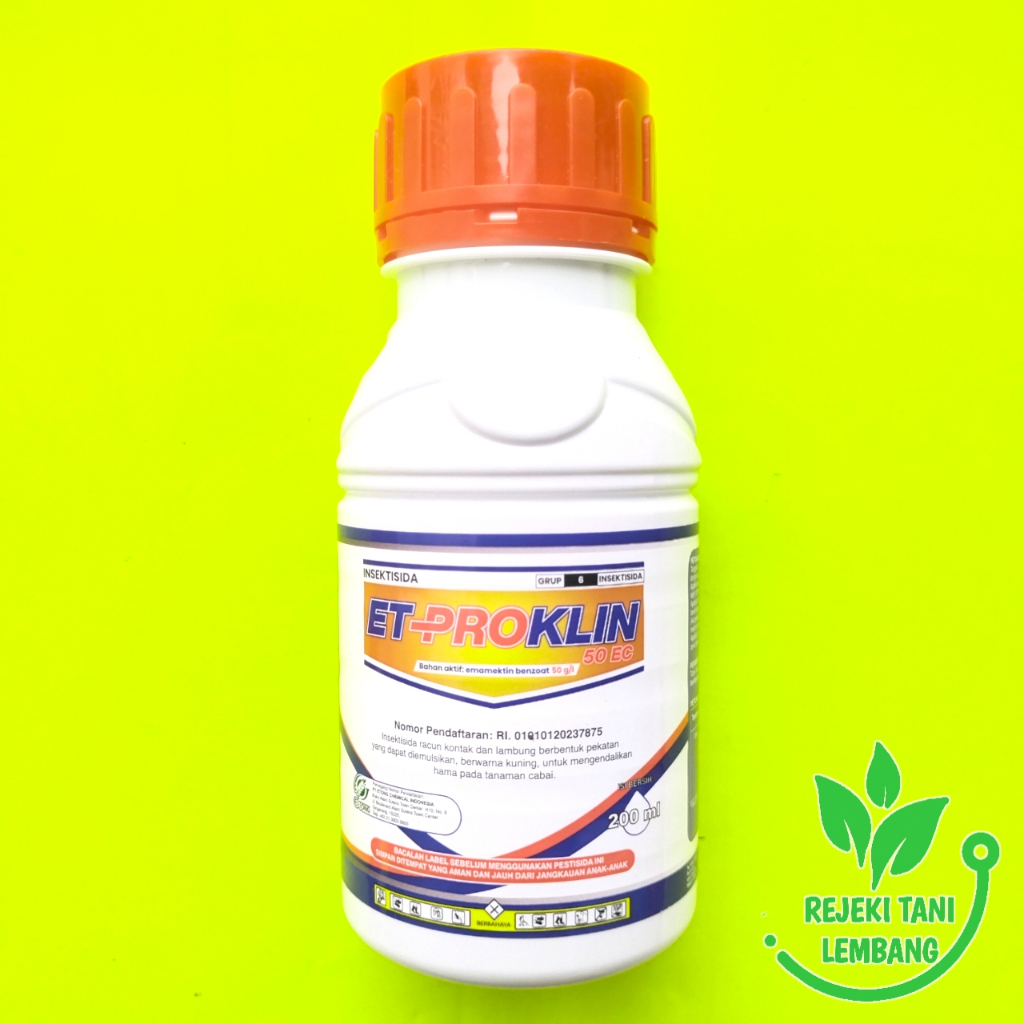 Jual INSEKTISIDA ET PROKLIN 50 EC ISI 200 ML PENGENDALI HAMA TANAMAN ...
