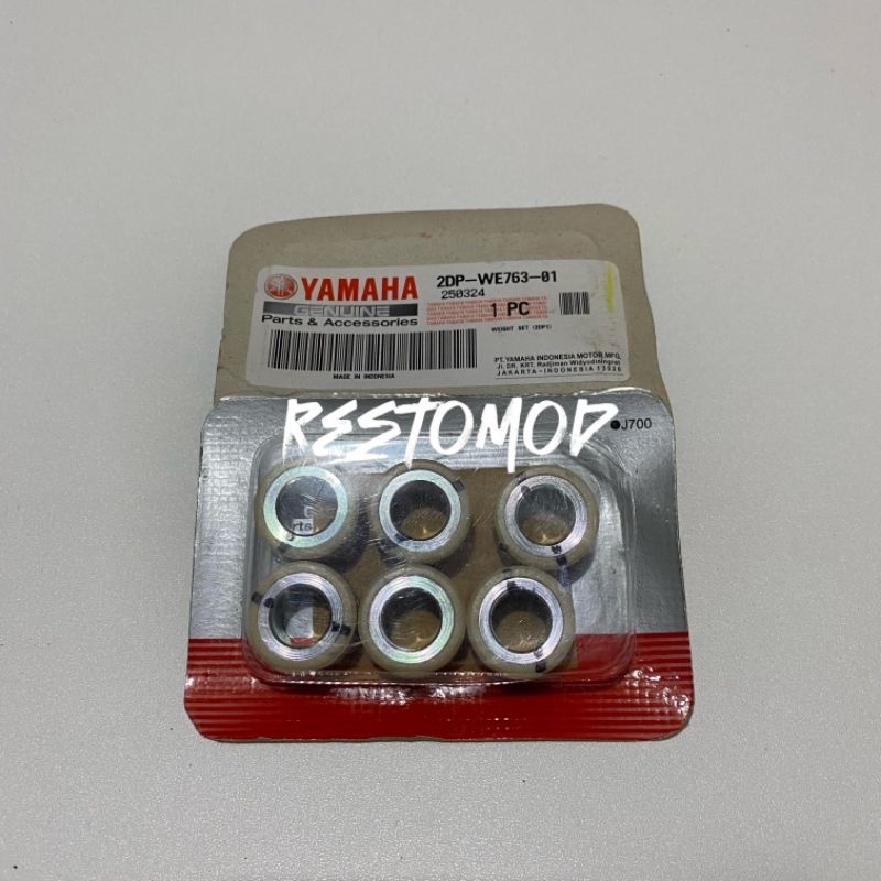 Jual ROLLER NMAX WEIGHT SET NMAX N MAX LAMA ORIGINAL YGP 2DP-WE763-01 ...