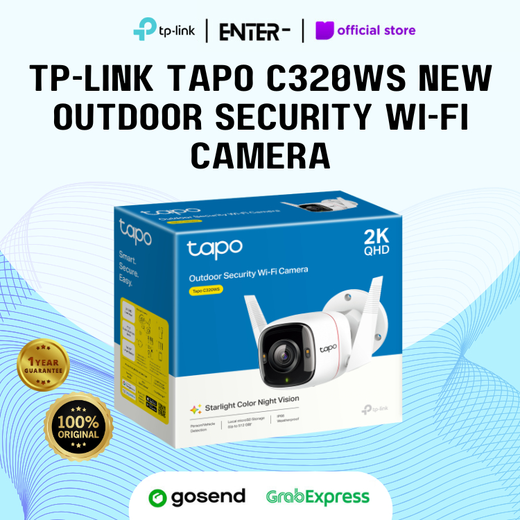 Jual TP-Link Tapo C320WS New Outdoor Security Wi-Fi Camera | Shopee ...