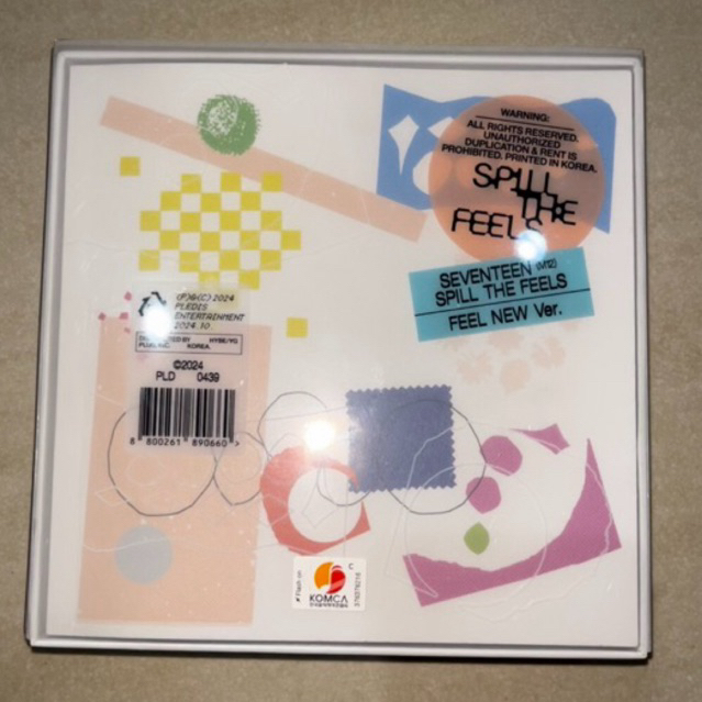 Jual POSTER + ALBUM (OPENED) SEVENTEEN Spill the Feels (Feels New Ver ...
