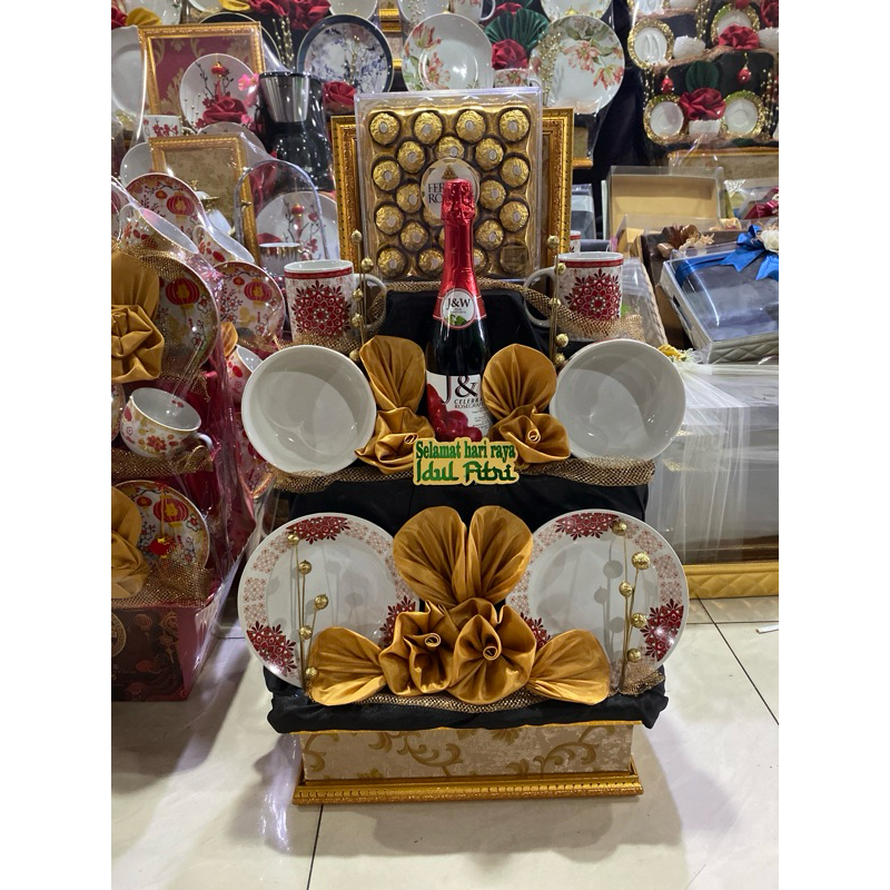 Jual parcel tea set Tizenza/parcel cangkir/parcel piring tatakan/parcel ...