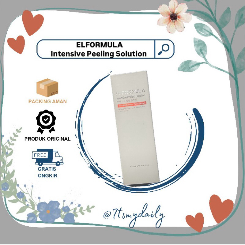 Jual ELFORMULA Intensive Peeling Solution - Serum Exfoliasi Wajah Mencerahkan Dark Spot dan ...