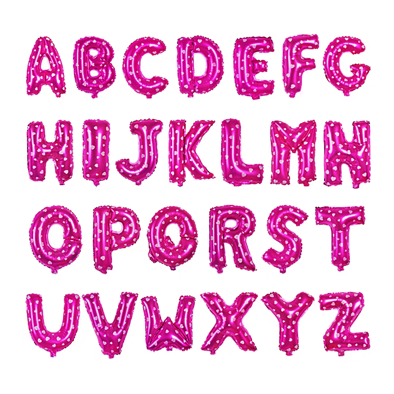 Jual Balon Huruf dan Angka Pink / Balon Ulang tahun / Balon Happy ...