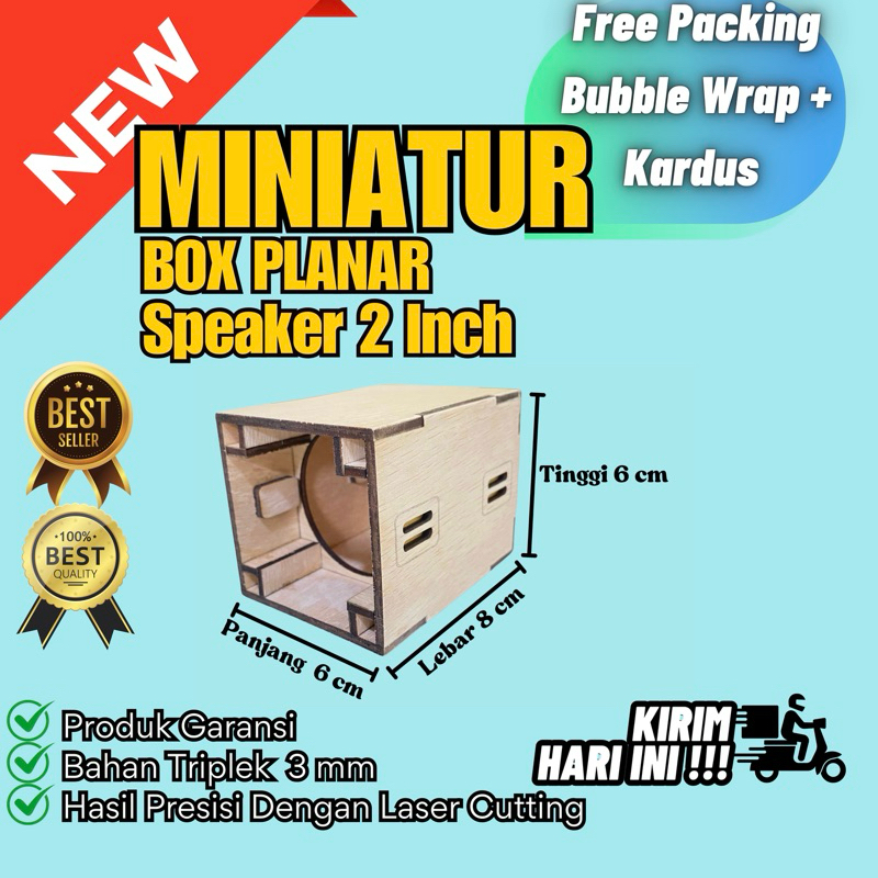 Jual Miniatur Box Planar Speaker 2 inch | Shopee Indonesia