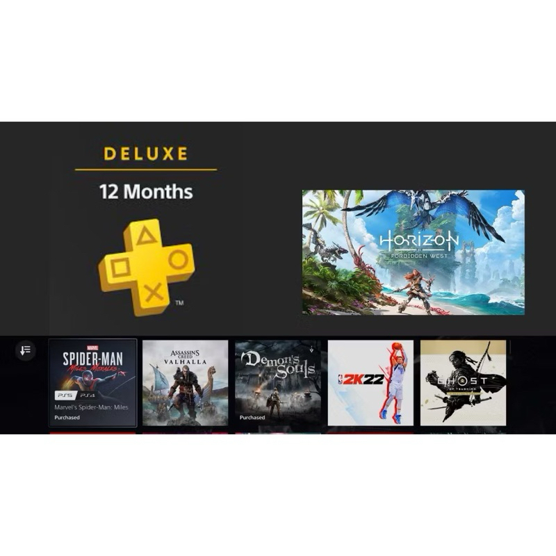 Jual Psplus Playstation Plus Deluxe PS5 / PS4 1 Tahun | Shopee Indonesia