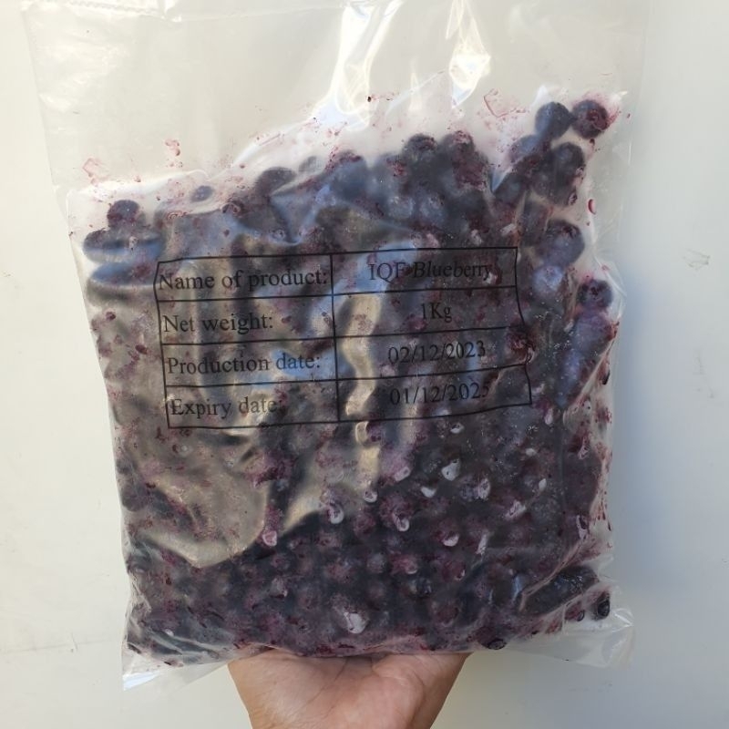 Jual IQF Frozen Blueberry 1 kg | Shopee Indonesia