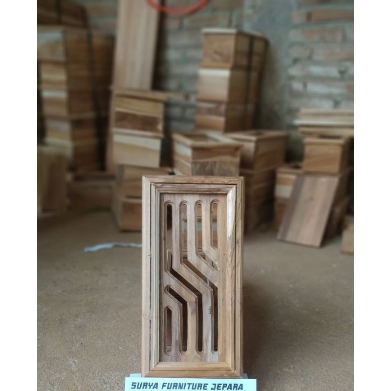 Jual loster kayu jati minimalis roster 29x14 | Shopee Indonesia