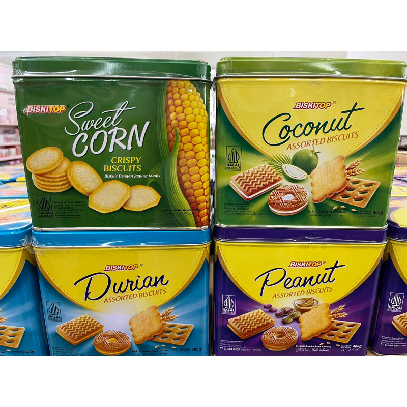 Jual Biskitop Roti kaleng allvarian rasa 400gram | Shopee Indonesia