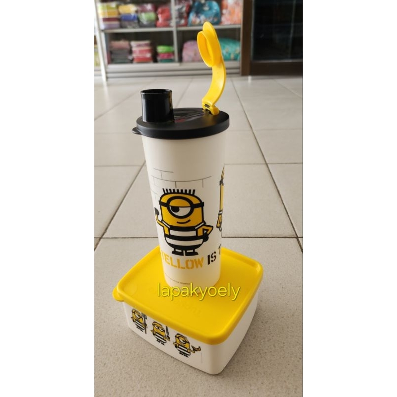 Jual Tempat Bekal Anak Set Minion Tupperware | Shopee Indonesia