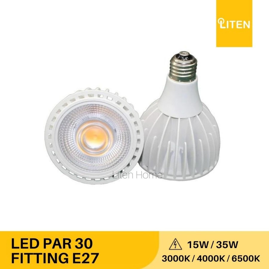 Jual Lampu PAR 30 COB 15 WATT SMD 35 WATT Fitting E27 / PAR30 15W 35W Lampu Plafon Sorot ...
