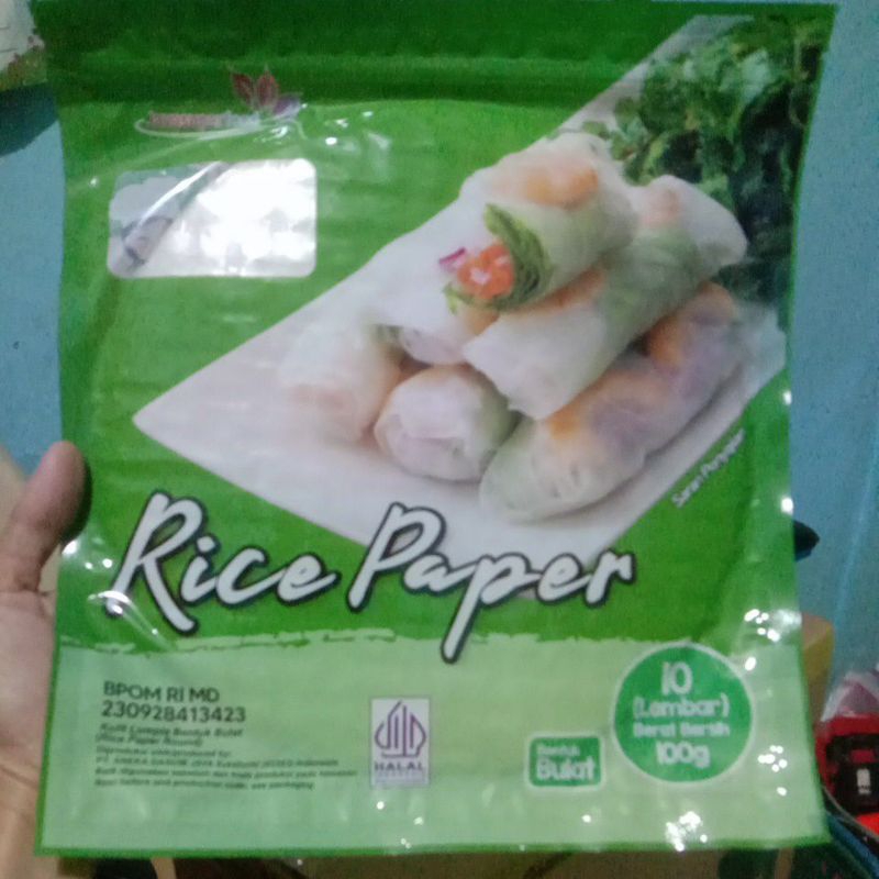 Jual Rice Paper Bulat 10 Lembar Javafood Halal | Shopee Indonesia