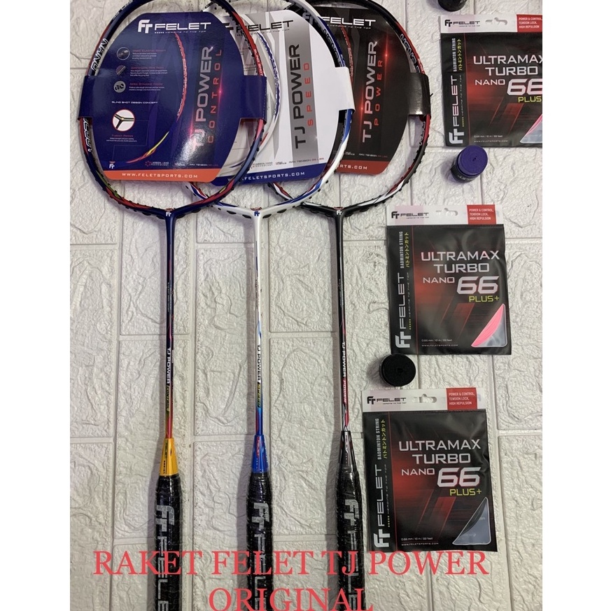 Jual Paling Sesuai Raket Badminton FELET TJ POWER TJPOWER SPEED NTROL ...