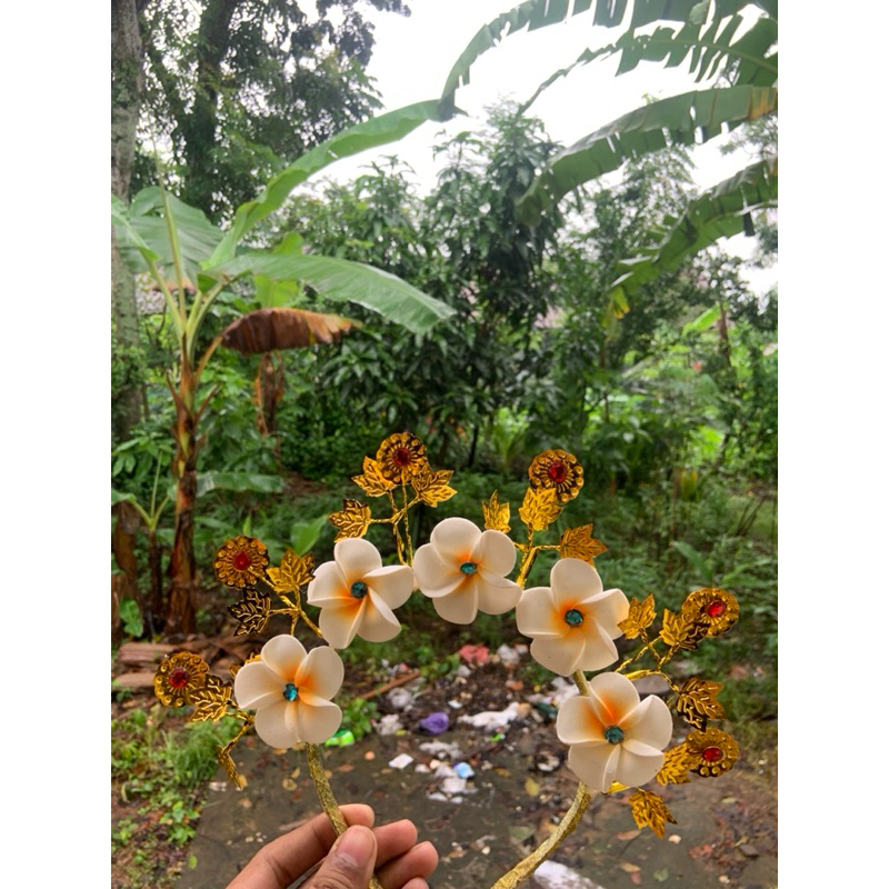 Jual mahkota bando bali kamboja untuk anak dan dewasa | Shopee Indonesia