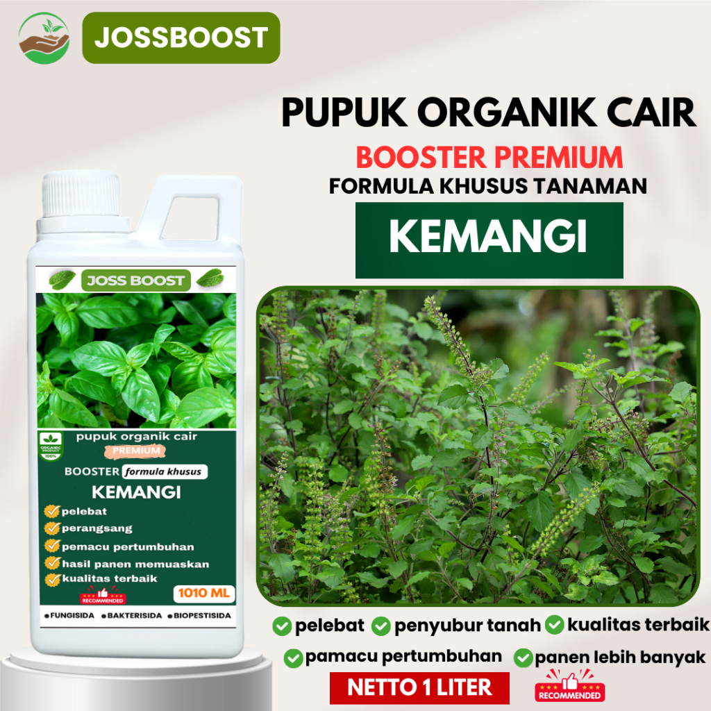 Jual JOSSBOOST Pupuk Organik Cair KEMANGI , 10101ml POC KOMPOS Booster KEMANGI pemacu tumbuh ...