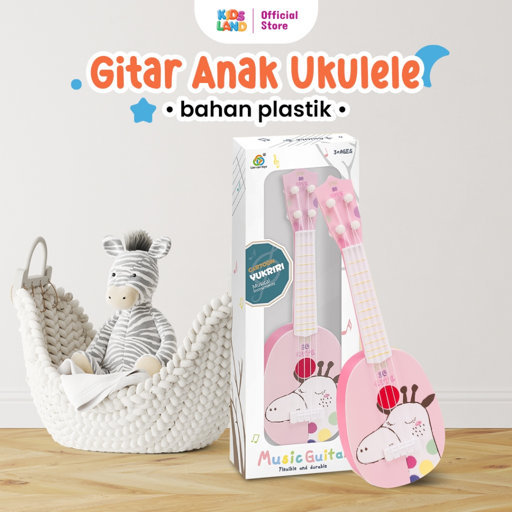 Jual KIDS LAND Gitar Mainan Ukulele Mainan Musik Anak Mainan Gitar Anak ...