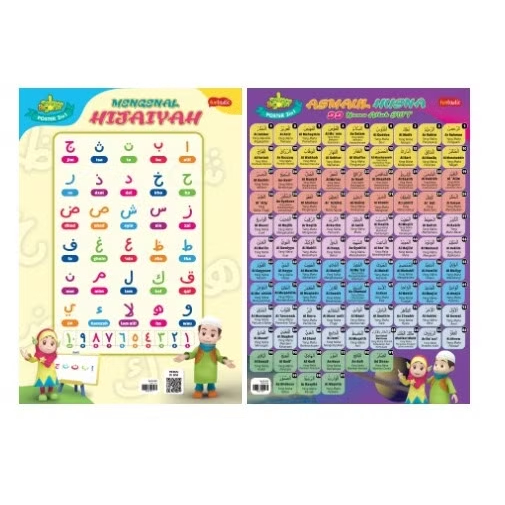 Jual Gramedia World BSD - Poster 2 In 1 Salman & Sofia Dengan Qr Code ...