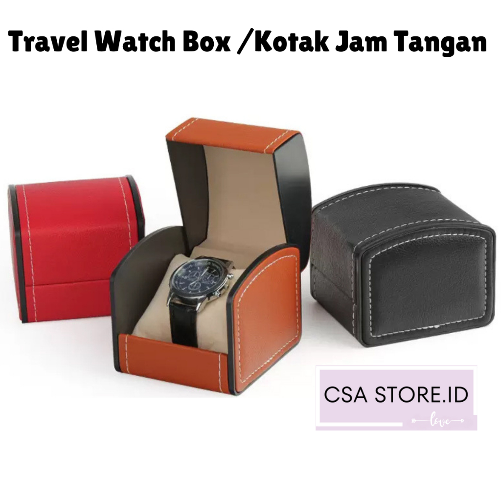 Jual Travel Watch Box Kotak Tempat Jam Tangan Exclusive Box | Shopee ...