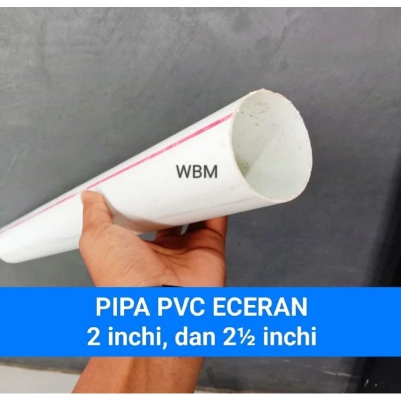 Jual Pipa pvc 2" inchi D panjang 60 cm tebal 2 mm | Shopee Indonesia