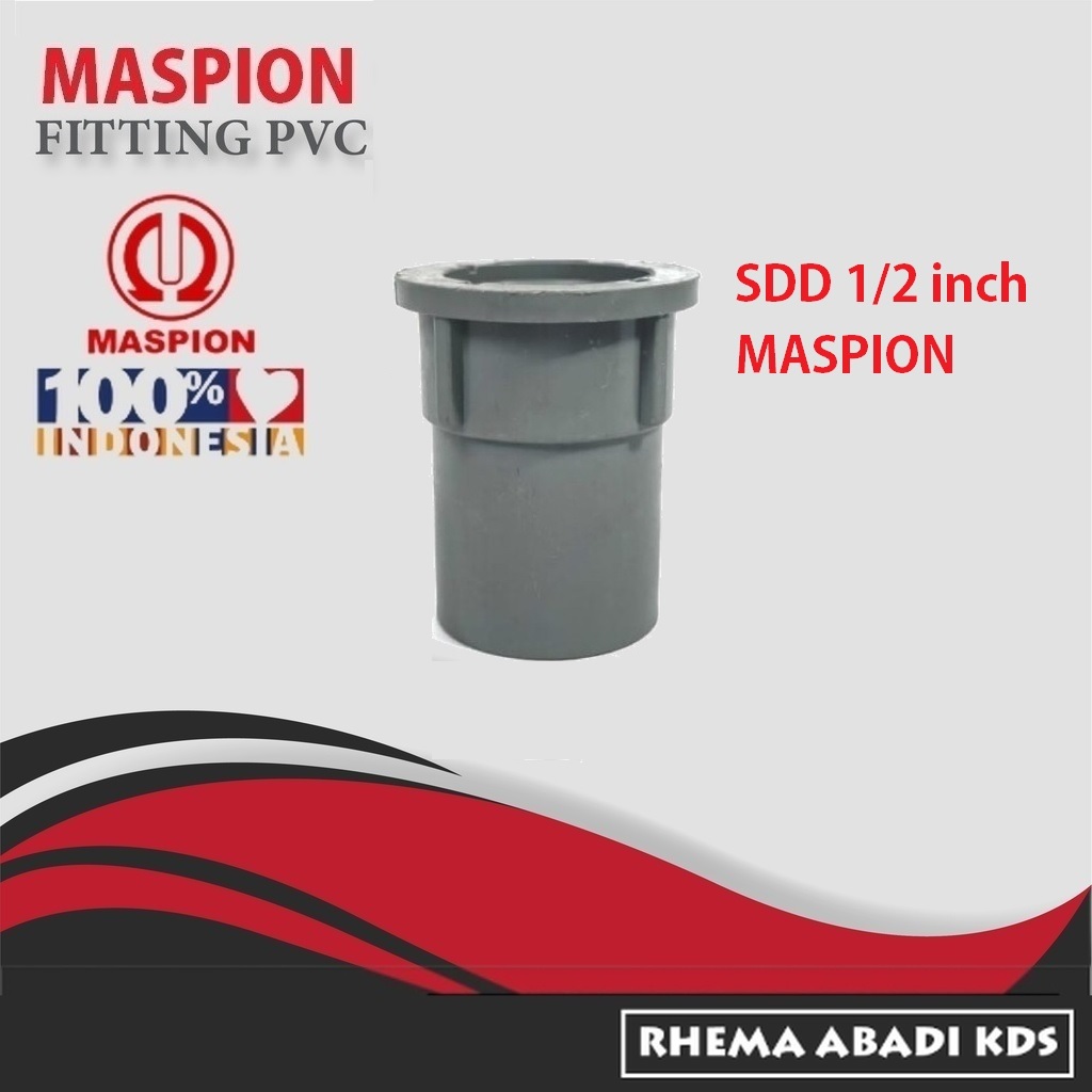 Jual Fitting Sambungan Pralon Pipa Pvc - Sock Drat Dalam SDD - 1/2 ...
