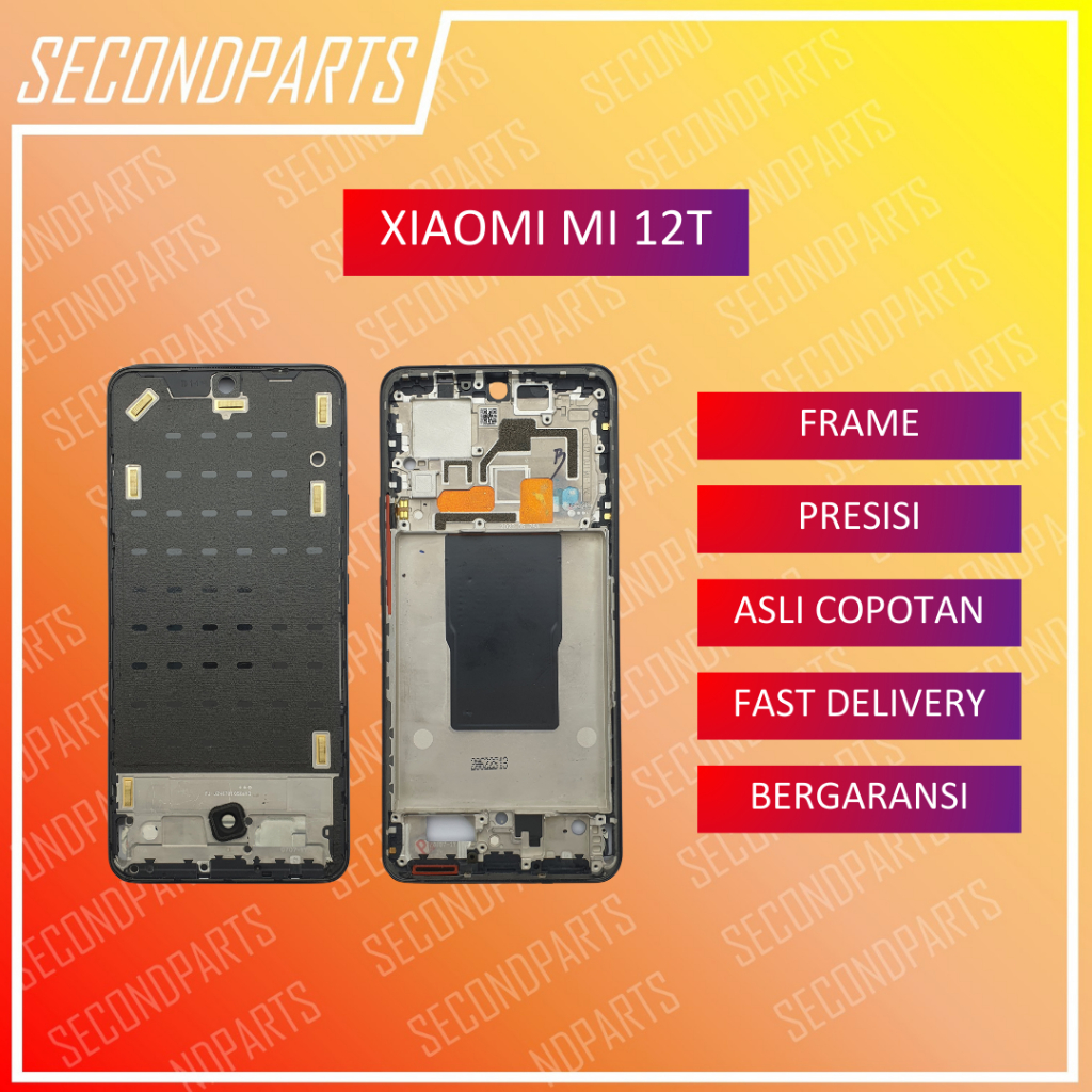 Jual FRAME RANGKA TULANGAN LCD XIAOMI MI 12T MI12T ORIGINAL COPOTAN ...