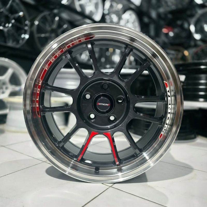 Jual velg mobil ring 17 VENOM LEBAR 8 PCD 5X114,3 velg racing r17 velg mobil racing Innova ...