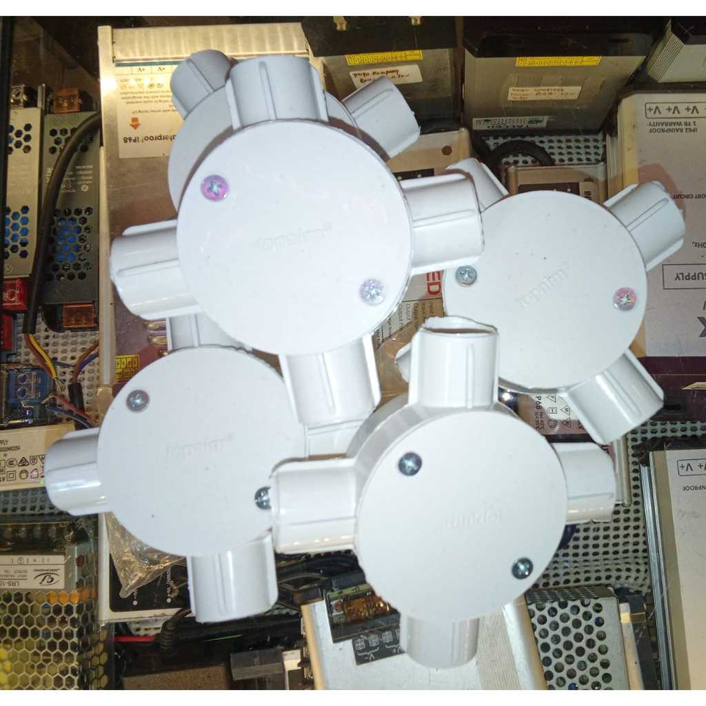 Jual T DUS TDUS TDOS TEEDUS CONDUIT LISTRIK CABANG 3 4 20MM PUTIH NON ...