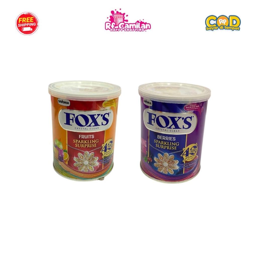 Jual Foxs Kaleng Permen Aneka Rasa Buah Kaleng 170gr | Shopee Indonesia