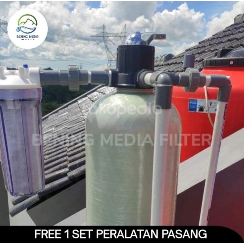 Jual FILTER AIR SUMUR BOR - KERUH - ZAT BESI - FILTER TIPE 1054 - PAKET ...